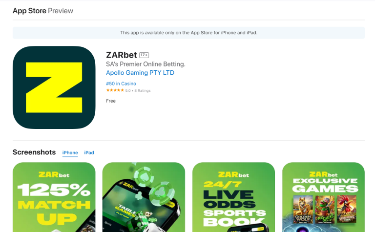 ZARbet Review | Login and Get Welcome Bonus | TopBets South Africa