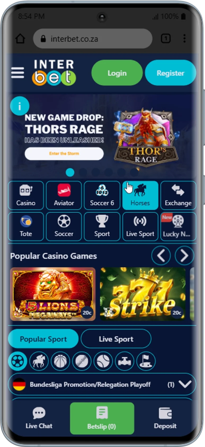 Interbet login and registration guide 2026